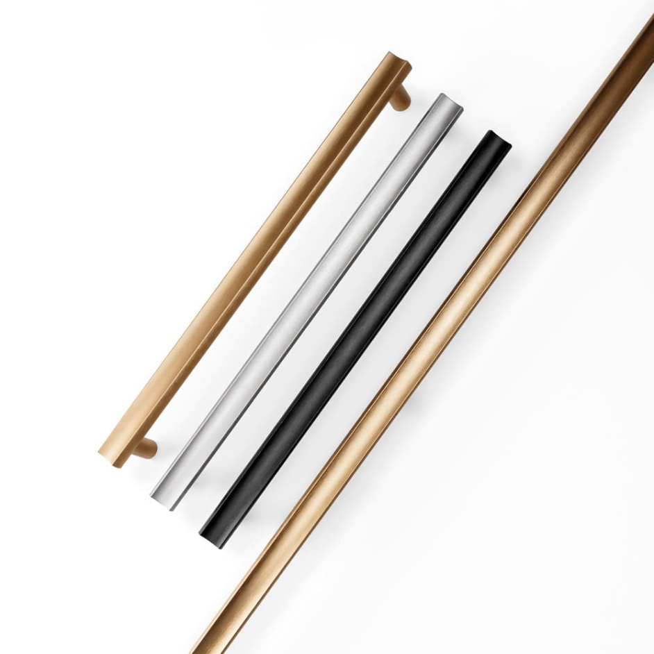 Handtag Moon - Borstad Svart | Beslagonline.se