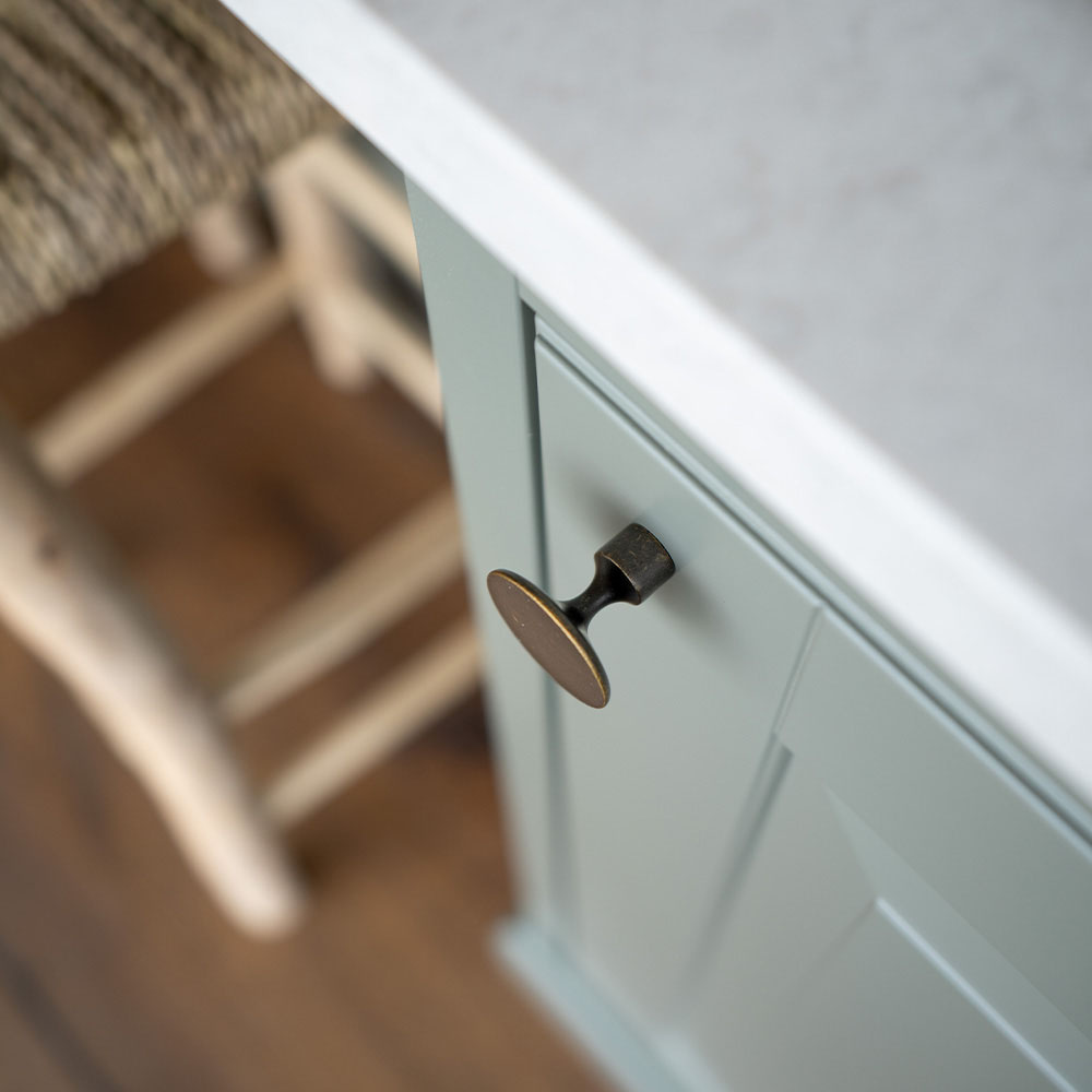 Knopp Floid - Antik Mässing | Beslagonline.se