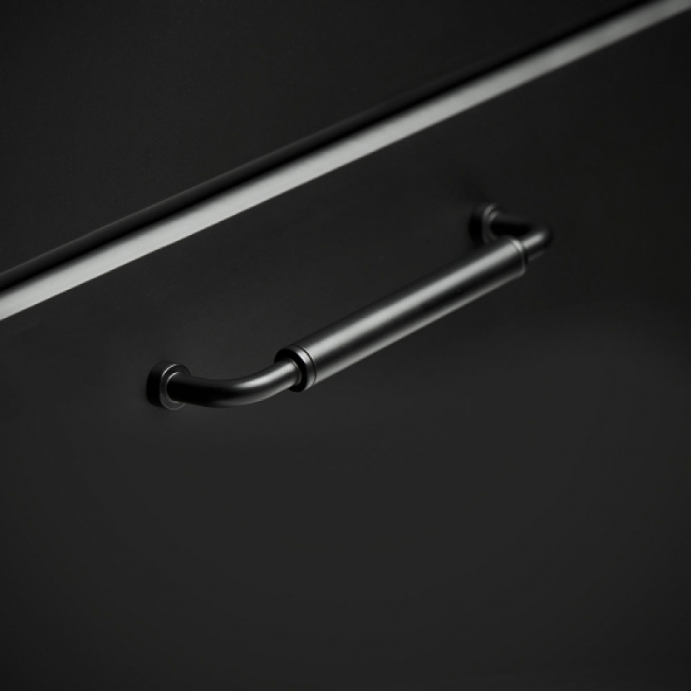 Handtag Brohult M - 128mm - Svart/Svart | Beslagonline.se